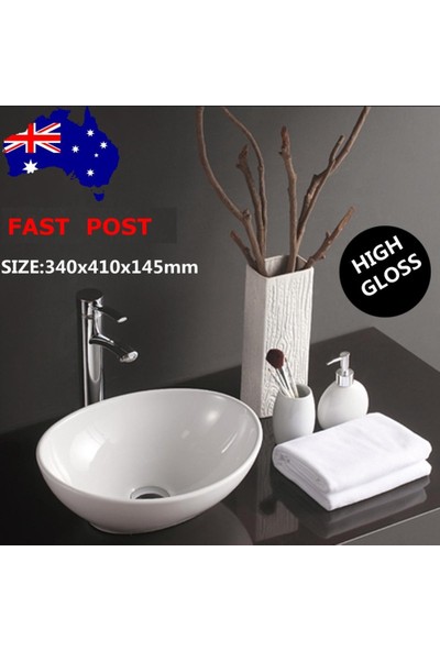 Guangdong Spirit 16 Inç Yuvarlak Kase Cerac Banyo Gemi Vanity Lavabo Sanat Havzası Musluk