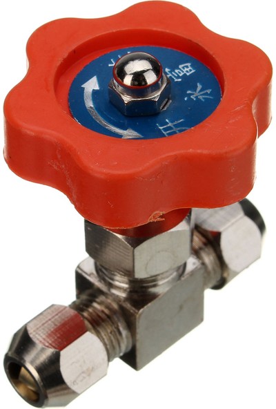 Guangdong Spirit Tüp Od 6mm Nikel Kaplama Pirinç Swagelok Tapa Iğneli Vana 8mm - 8mm