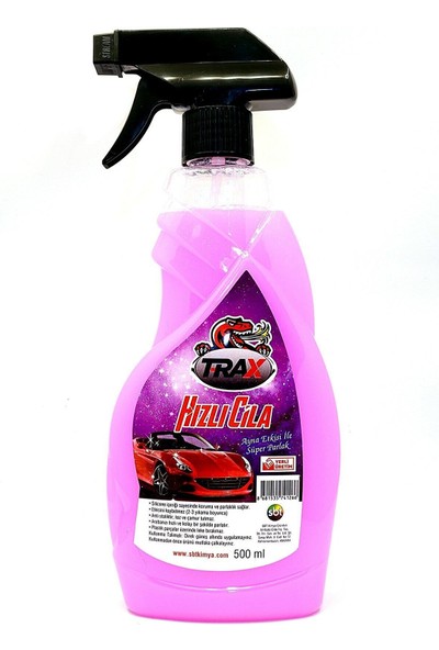 Trax Süper Etkili Oto Hızlı Cila Muhteşem Parlaklık 500 Ml. Araba Cilası