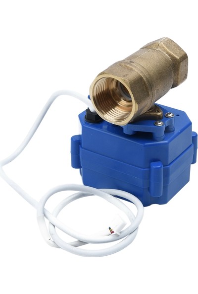 Guangdong Spirit DN20 G3/4 Br Elektrik Motorlu Küresel Vana 12V Dc, 3 Telli Kurulum 2 Yollu Guangdong Spirit DN20 G3/4 Br Elektrik Motorlu Küresel Vana 12V Dc, 3 Telli Kurulum 2 Yollu