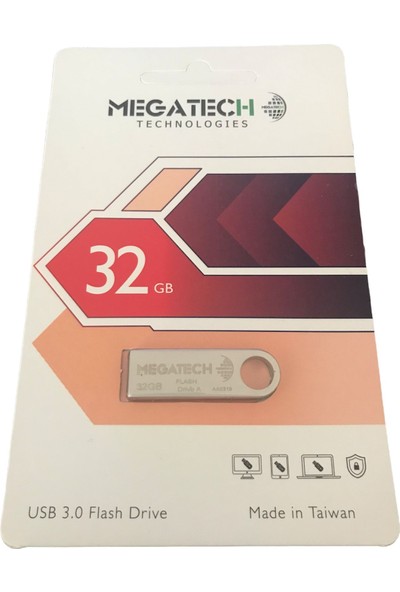 Megatech 32 GB USB Flash Bellek (Metal) Megatech 32 GB USB Flash Bellek (Metal)