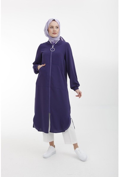 Armine 22YT506-1 Kadın Mor Trend Tunik