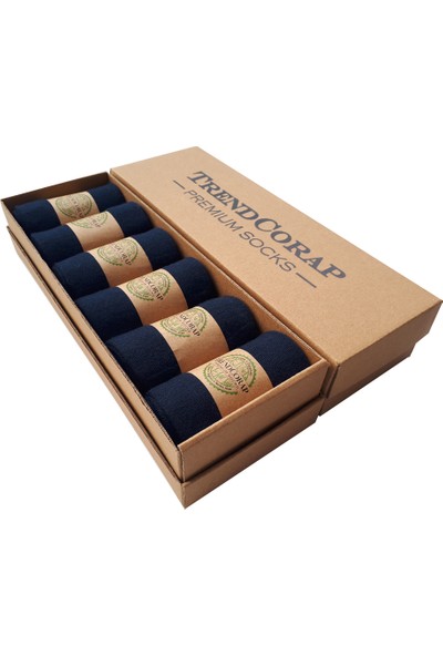 TrendCorap Premium 6'lı Dikişsiz Mevsimlik Bambu Erkek Çorap TrendCorap Premium 6'lı Dikişsiz Mevsimlik Bambu Erkek Çorap