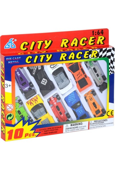 Bernam Metal Araba Seti 10'lu -Canem Bernam Metal Araba Seti 10'lu -Canem