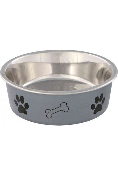 Trixie Köpek Paslanmaz Mama ve Su Kabı 0. 4L/Ø14CM