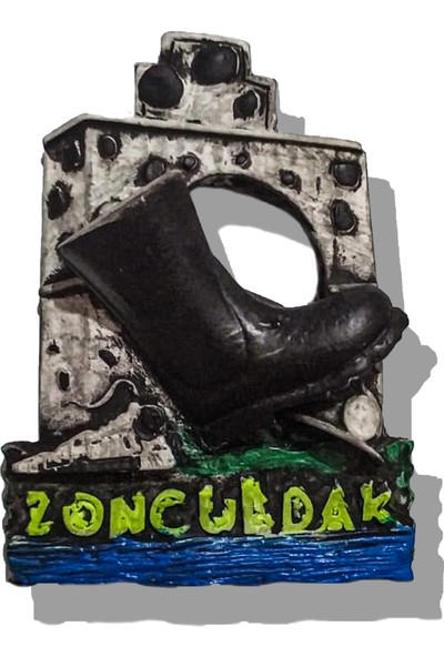 Tumbled Workshop Zonguldak Magnet Buzdolabı Süsü Hediyelik Dekoratif Eşya