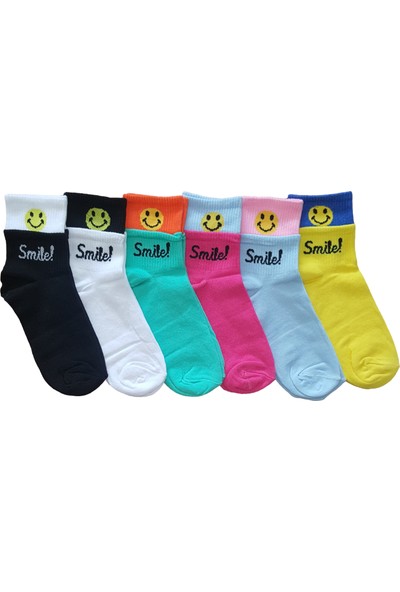 London Socks Unisex 6'lı Smile Emoji Çorap