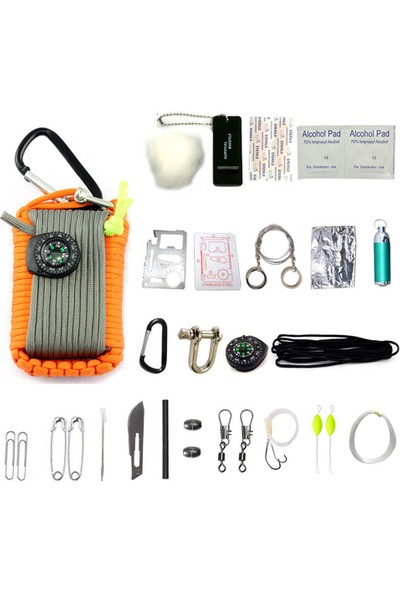 Foyou 29 In 1 Vahşi Macera Çok Fonksiyonlu Ilk Yardım Kiti (Yurt Dışından)
