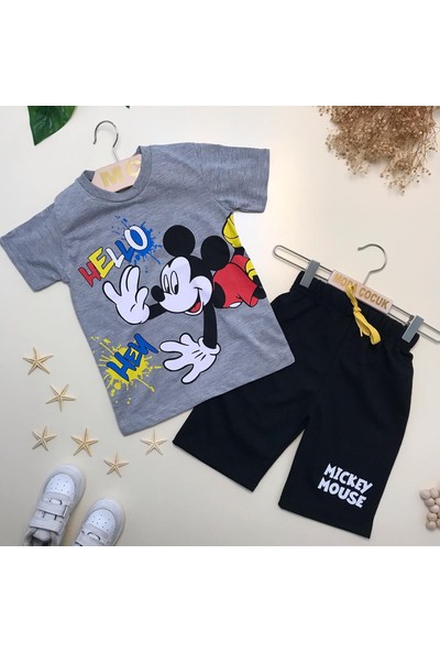 Kids Club Erkek Çocuk Mickey Baskılı Alt-Üst Takım