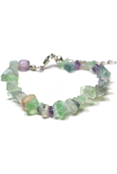 Laurel Butik Florit Kırık Doğal Taş Bileklik Laurel Butik Florit Kırık Doğal Taş Bileklik