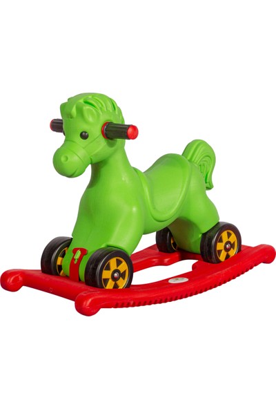 Bahçe Oyuncak Sallanan At - Çocuk Sallanan Tekerlekli Oyuncak At 2 Fonksiyon Bahçe Oyuncak Sallanan At - Çocuk Sallanan Tekerlekli Oyuncak At 2 Fonksiyon