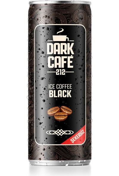 Dark Cafe Dark Coffee Ice Coffee Black 12 x 250 ml Soğuk Kahve Dark Cafe Dark Coffee Ice Coffee Black 12 x 250 ml Soğuk Kahve
