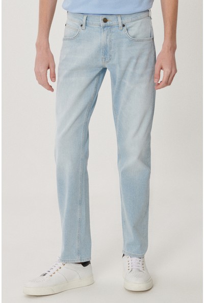 Lee Daren Straight Fit Normal Bel Denim Esnek Jean Kot Pantolon