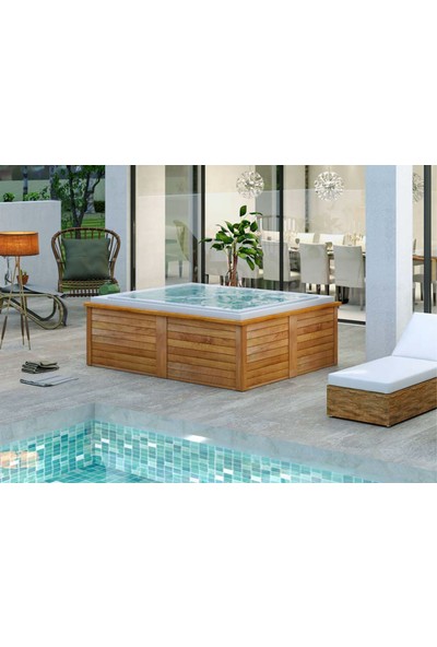 Arya Spa Havuz 200X240 ( Iroko Ahşap Panel 3 Taraflı ) ( Sistem 1 ) Arya Spa Havuz 200X240 ( Iroko Ahşap Panel 3 Taraflı ) ( Sistem 1 )