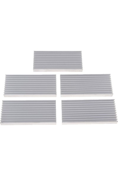 Flameer 5x Alüminyum Radyatör Soğutucu Soğutma Fin 100 * 45 * 10MM Cpu LED Amplifikatör Için Flameer 5x Alüminyum Radyatör Soğutucu Soğutma Fin 100 * 45 * 10MM Cpu LED Amplifikatör Için