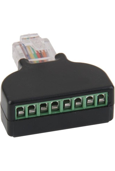 Flameer RJ45 Erkek Fiş 8 Pin Av Vida Terminali Adaptörü Blok Connector Için Cctv Flameer RJ45 Erkek Fiş 8 Pin Av Vida Terminali Adaptörü Blok Connector Için Cctv