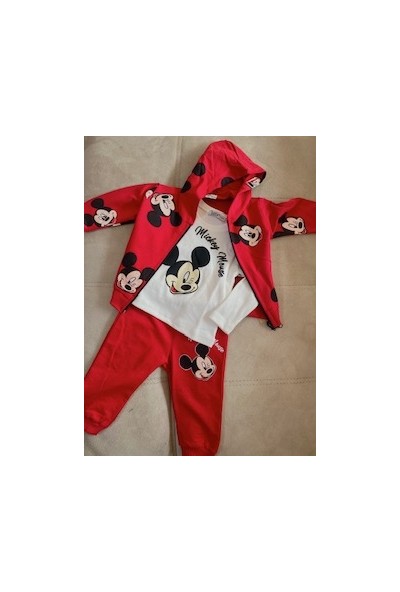 Lucy Mickey Mouse 3'lü Bebek Takım