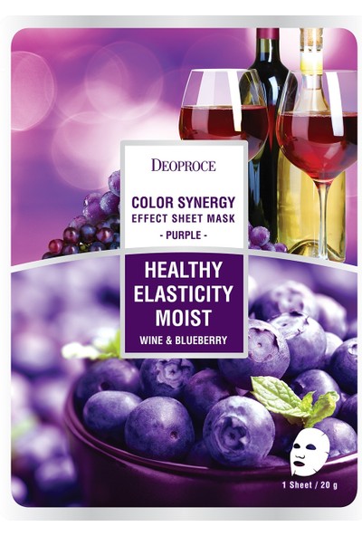 Aydınlatıcı Nemlendirici Yaşlanma Karşıtı Kırmızı Şarap Özlü Yüz Maskesi