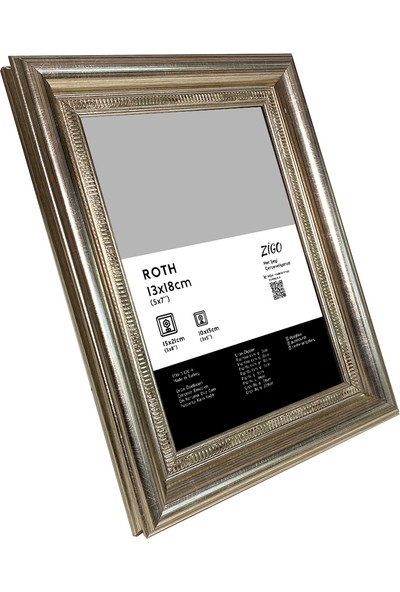 Zigo Glass Roth Gümüş 13X18 Camlı Fotoğraf Çerçevesi Zigo Glass Roth Gümüş 13X18 Camlı Fotoğraf Çerçevesi
