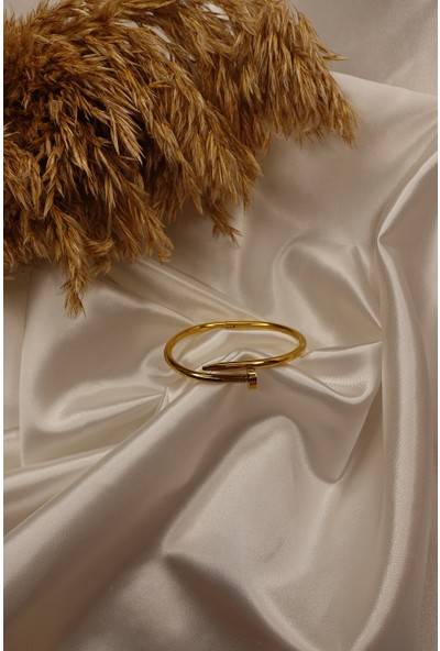 Hiya Accessory Çelik Çivi Şeklinde Cartier Bilezik Hiya Accessory Çelik Çivi Şeklinde Cartier Bilezik