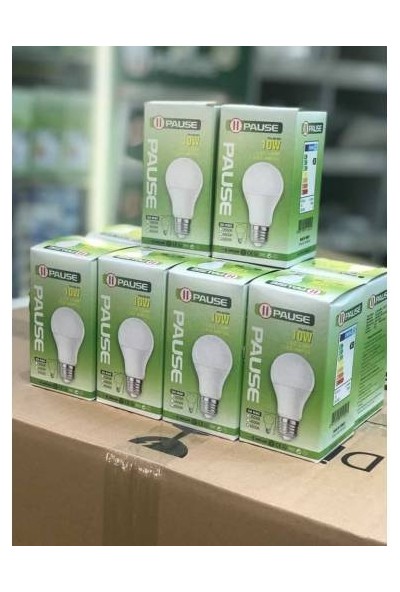 Pause 10W LED Ampül Beyaz 10LU Paket Pause 10W LED Ampül Beyaz 10LU Paket