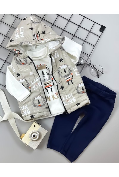 Ege Baby Ege Kids Lion King Yumuşacık Şişme Yelekli 3'lü Takım