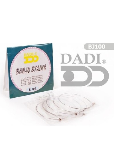 Dadi Banjo Takım Tel BJ100 Dadi Banjo Takım Tel BJ100