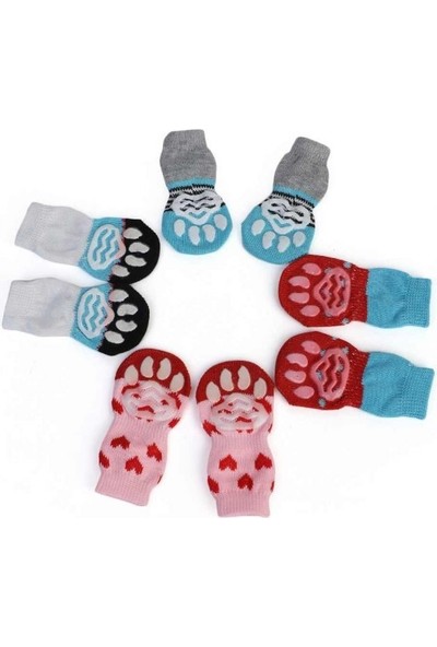 Ally Paws 202951-ALLY Paws Köpekler Için Kaydırmaz Taban Çorap 4lü Large Ally Paws 202951-ALLY Paws Köpekler Için Kaydırmaz Taban Çorap 4lü Large