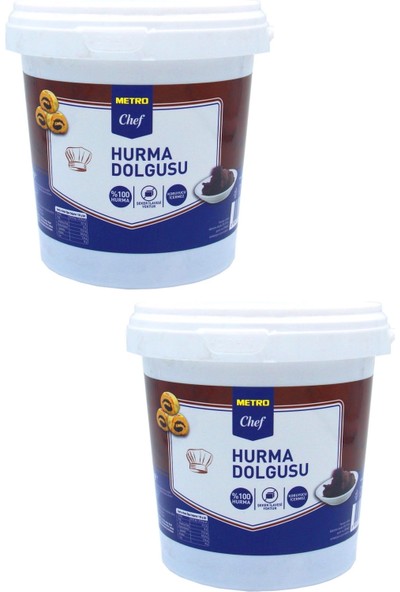 Metro Chef Hurma Dolgusu (Püresi) 2x1 kg Metro Chef Hurma Dolgusu (Püresi) 2x1 kg