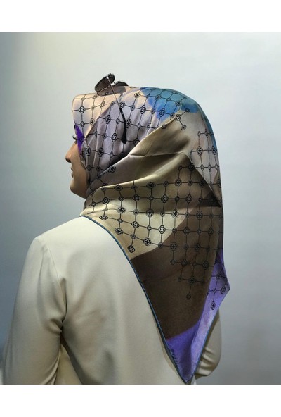 Aker 90X90 İpek Krep Saten Aker 90X90 İpek Krep Saten