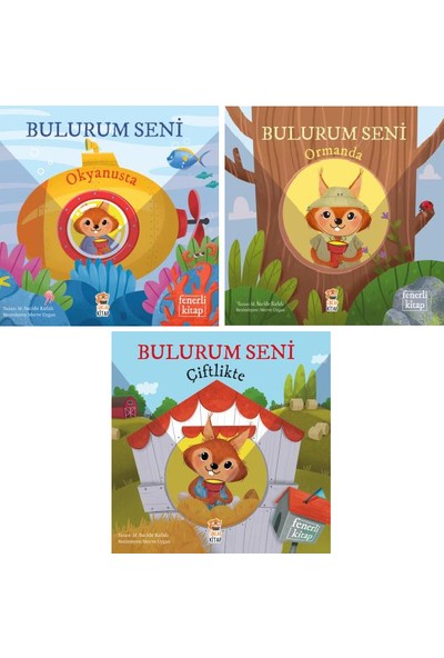 Bulurum Seni Fenerli Kitap Seti 3 Kitap / Okyanusta - Ormanda - Çiftlikte Bulurum Seni Fenerli Kitap Seti 3 Kitap / Okyanusta - Ormanda - Çiftlikte
