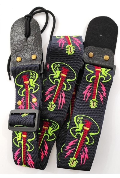 Raymond Joes Rjgon2 Gitar Askısı Crazy Guitar (5X155CM)