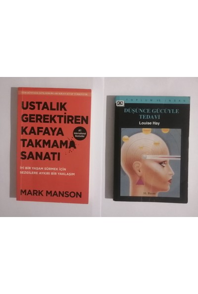 Ustalık Gerektiren Kafaya Takmama Sanatı, Düşünce Gücüyle Tedavi (2. El) Kitap Seti Ustalık Gerektiren Kafaya Takmama Sanatı, Düşünce Gücüyle Tedavi (2. El) Kitap Seti