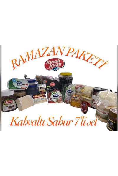 Kınalı Kuzu Ramazan Kumanyası Sahur Kalvatı Seti 7,li