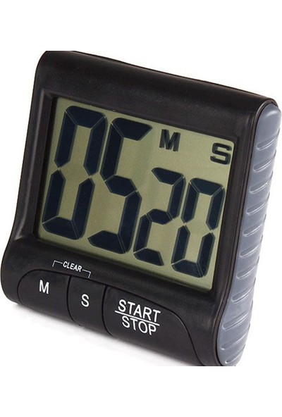 Buyfun Güçlü Mıknatıslı Dijital Mutfak Zamanlayıcı Arka Stand (Yurt Dışından)