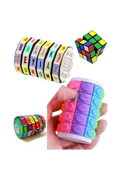 Avda 4 Adet Zeka Küpü Testi Rakamlı Matematik Küpü + Harfli Kelime Küpü + Renkli Puzzle Küpü + Rubik Küpü Avda 4 Adet Zeka Küpü Testi Rakamlı Matematik Küpü + Harfli Kelime Küpü + Renkli Puzzle Küpü + Rubik Küpü