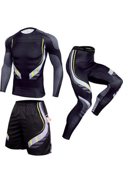 Prada Erkek Bisiklet Giyim Fitness Giyim Erkek Günlük Spor Takım Elbise Üç Parçalı Basketbol Takım Elbise STK173 Xxxl (Yurt Dışından)