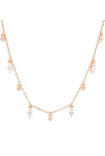 Miss Happiness Beyaz Markiz Dangle Choker Miss Happiness Beyaz Markiz Dangle Choker