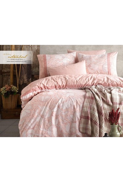 Iyi Geceler Istanbul Tek Kişilik Nevresim Takımı - Leaf Pudra