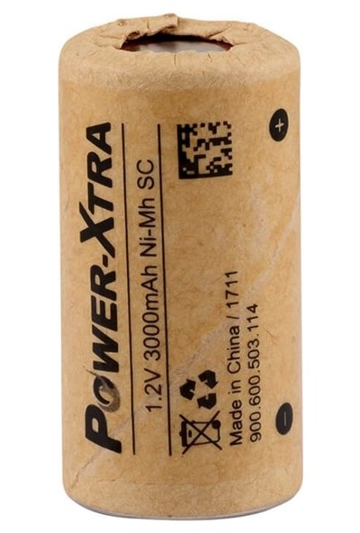 Power-Xtra 1.2V Ni-Mh Sc 3000 Mah Power Type Şarjlı Pil