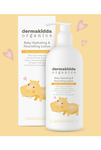 Dermakidda Organics Günlük Besleyici ve Nemlendirici Losyon