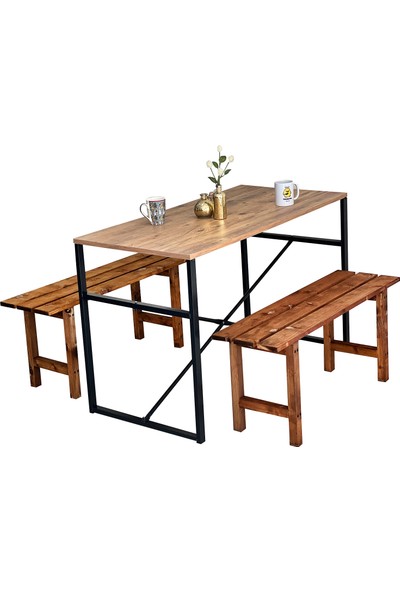 4 Kişilik Masa Takım Mutfak Masa Bank Takımı 5208 4 Kişilik Masa Takım Mutfak Masa Bank Takımı 5208