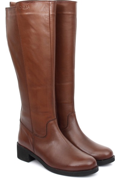 Chevrolet Gönderi(R) Hakiki Deri Yuvarlak Burun Kauçuk Taban Topuklu Fermuarlı Kadın Günlük Çizme 46578 Chevrolet Gönderi(R) Hakiki Deri Yuvarlak Burun Kauçuk Taban Topuklu Fermuarlı Kadın Günlük Çizme 46578