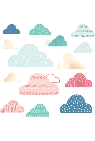 Roommates Duvar Stickerı Bulutlar