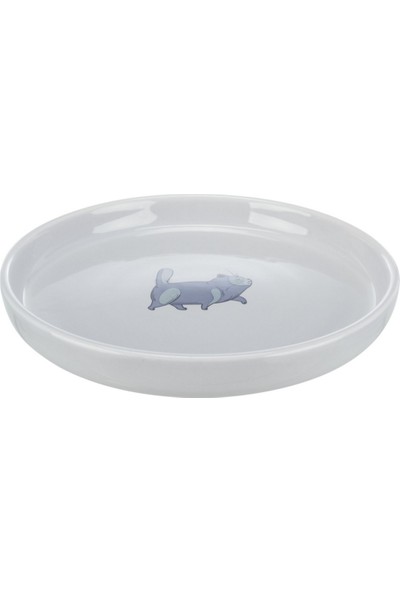 Trixie Kedi Seramik Mama Kabı, 0,6lt/ø23 Cm, Gri