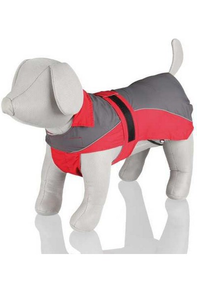 Trixie Köpek Yağmurluğu M:50CM Kırmızı/gri