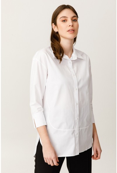 Ekol On Kadın Truvakar Kol Tunik Gömlek 62302 Ekol On Kadın Truvakar Kol Tunik Gömlek 62302