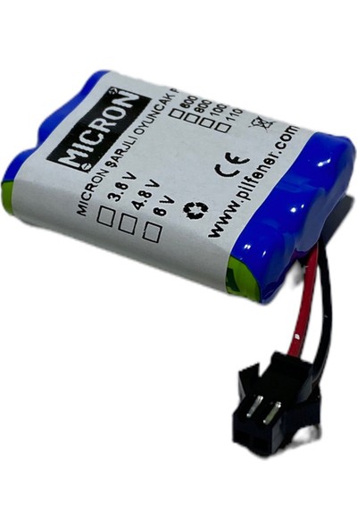 Micron 3.6V 600 Mah Aaa Uzaktan Kumandalı Şarjlı Araba Pili (Bataryası)