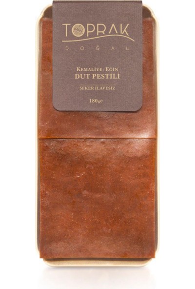 Toprak Doğal Şekersiz Eğin Dut Pestili 180 gr