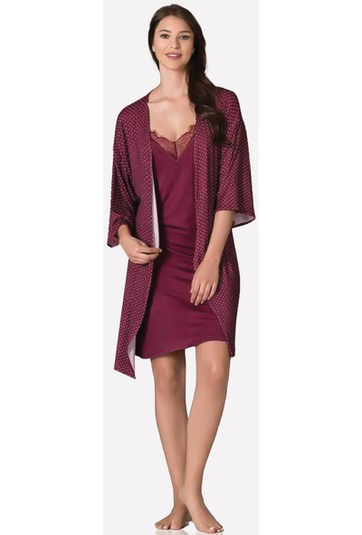 NBB Puantiyeli Gecelik Sabahlık Takımı